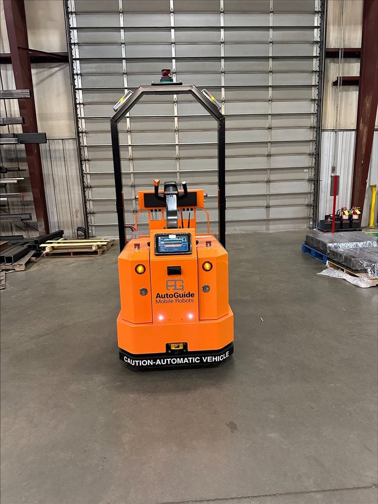 AGV/AMR, MaxN10, Tugger Robot, 10,000 lb. Towing capacity, 4 MPH, 24 V ...
