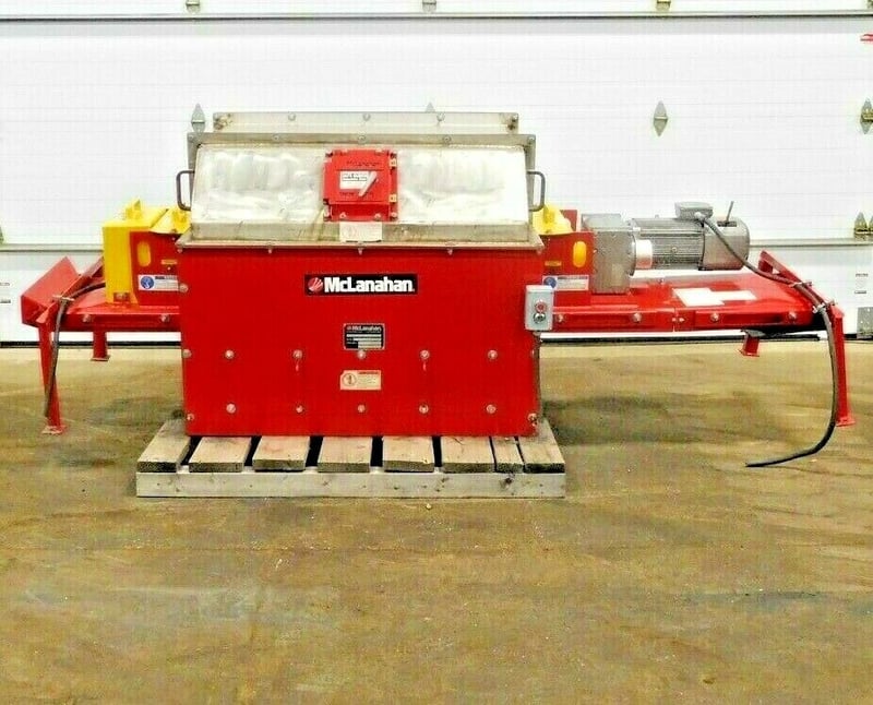 24" McLanahan #20172317D1, HD cross belt tramp removal samplet, 7.5 HP ...