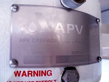 APV #R3RIRH, APV Stainless Steel Feeding Hopper Tank with Pumps, 60 ...