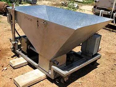 75 gallon Stainless Steel Hopper/Feeder, 2" inlet/outlet, 5 HP For Sale ...