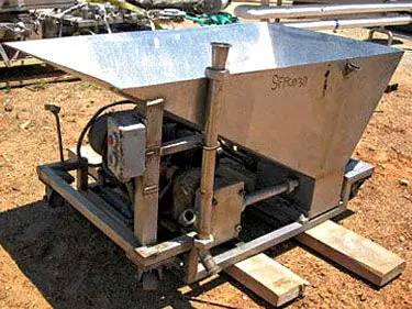 75 gallon Stainless Steel Hopper/Feeder, 2" inlet/outlet, 5 HP For Sale ...