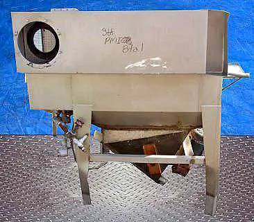 Young Industries, Hopper with Mixer, 44" L x 29" width infeed hopper, 5 ...