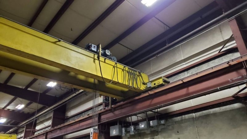 20 Ton, Shaw-Box, 51' 2" Span, 22' lift, pendant control, 460/3/60 ...