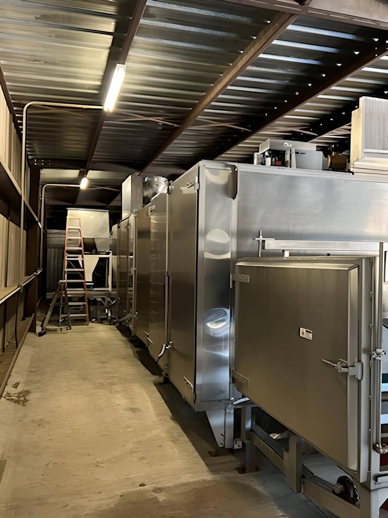 Aeroglide #C1-120-29-RGC, Propane Roaster/Dryer, Infeed, Outfeed ...