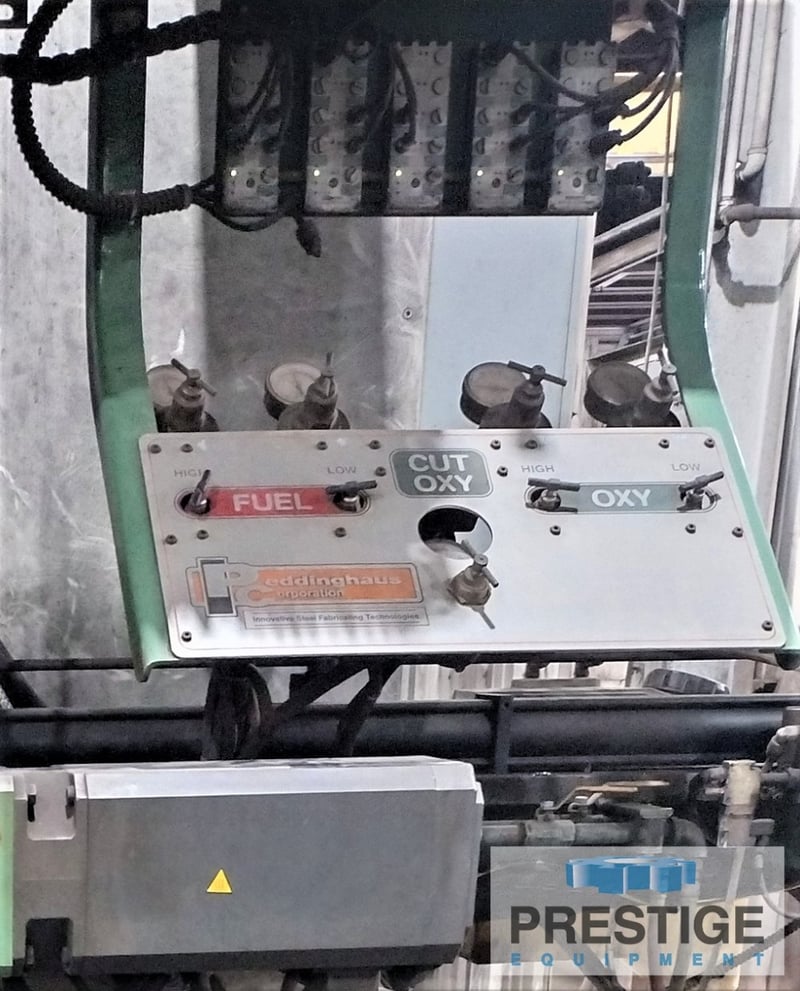 Peddinghaus #FDB-2500, 96" plate width, (3) spindle drill, Hypertherm ...