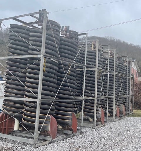 Triple Start Spiral Concentrators for gravity separation, (6) units ...