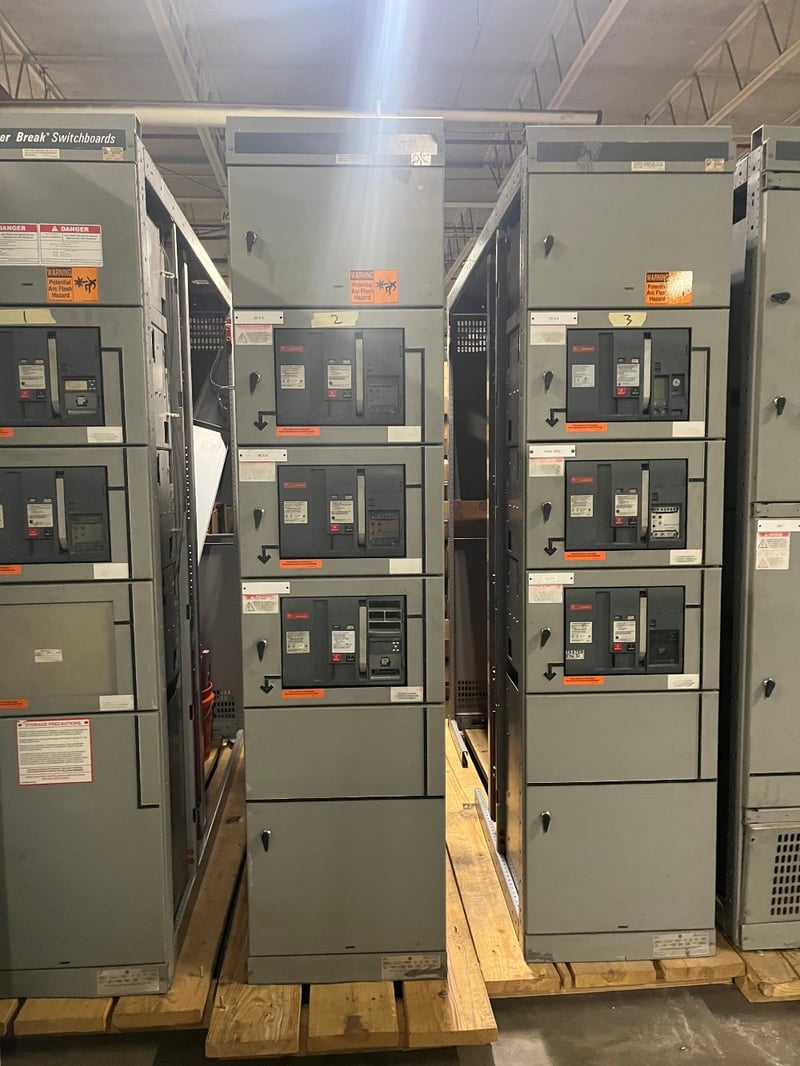 5000 Amps, General Electric, main tie main line up, SUSE rated, WavePro ...