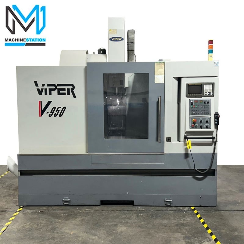 Mighty Viper #V-950AG, CNC vertical machining center, 24 automatic tool ...
