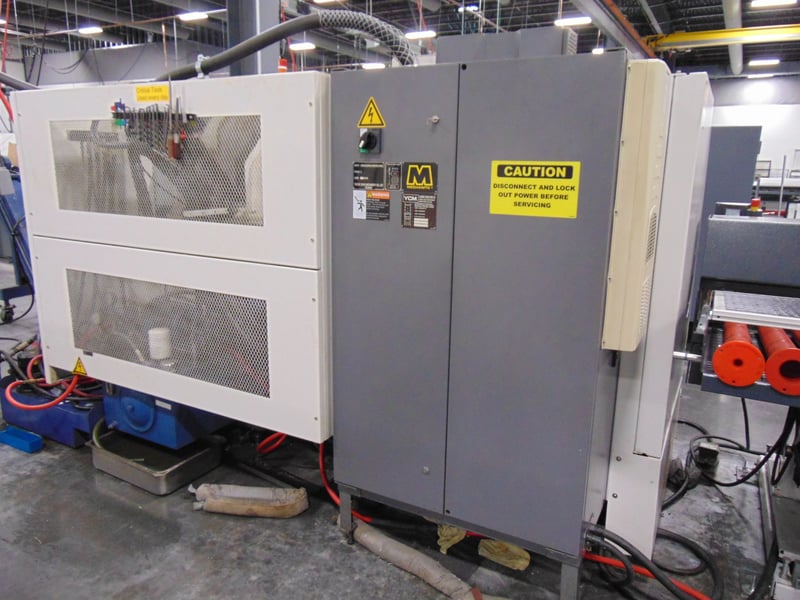 YCM #TC-26, CNC lathe, 19.6" swing, 10" chuck, 3-jaw, 3" bar, 27.5 ...