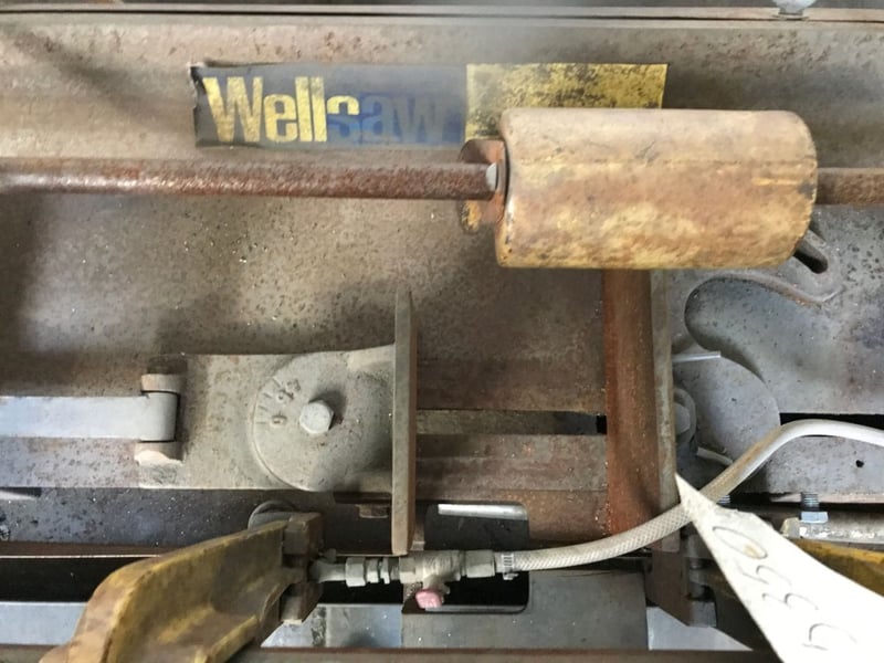 Wellsaw #850, horizontal band saw For Sale | Surplus Record