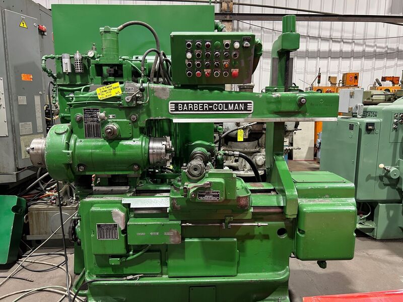 Barber-Colman #16-16, horizontal gear hobber, 6-jaw chuck, 3-jaw rear ...