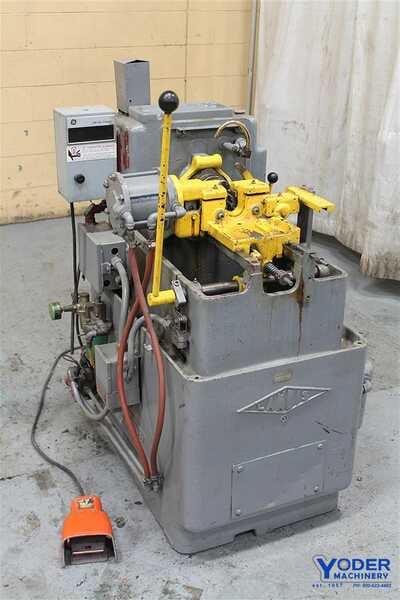 5/8" Landis #5C Landmaco thread roller, air operated carriage, 1-1/2 HP ...