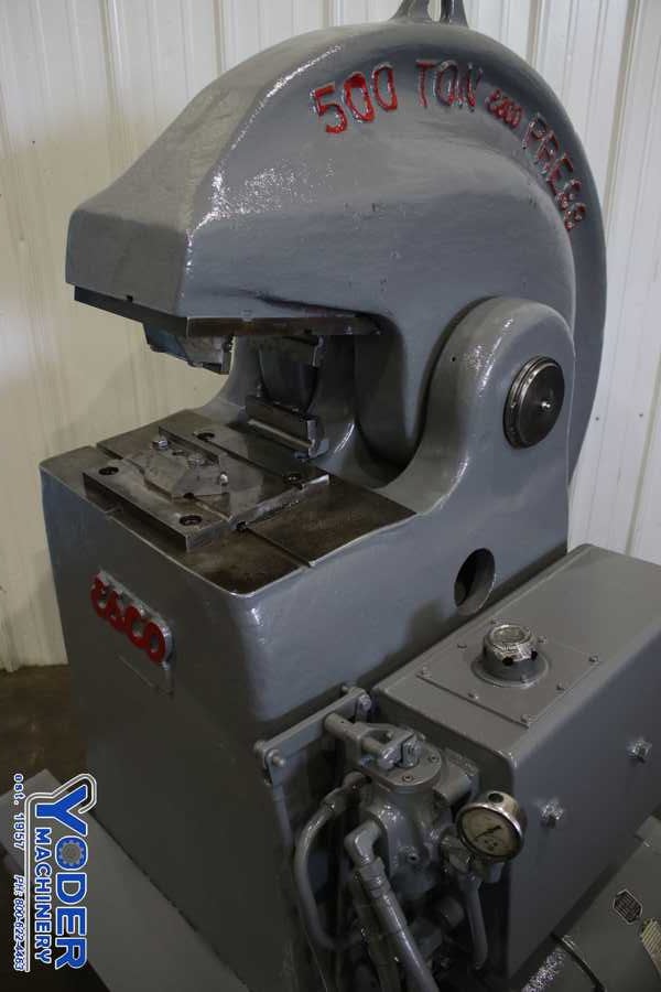 Esco swaging press, 500 ton, 10 HP, 220/440 V., #76669 For Sale ...