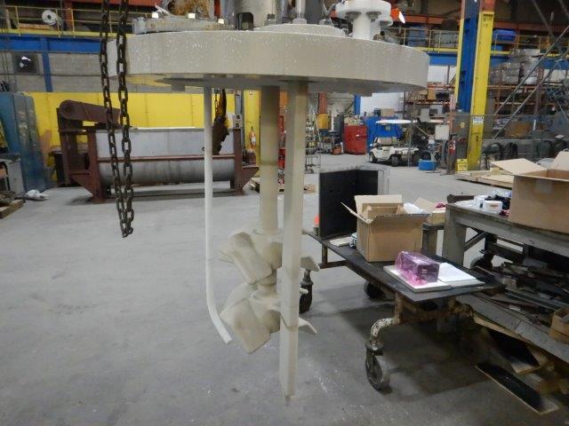 100 gallon Solinox, Stainless Steel reactor, PFA lined, flat bolted top ...