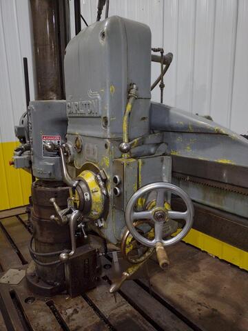4' -11" Carlton #1A, radial arm drill press, 12" spindle travel, 2.5 ...