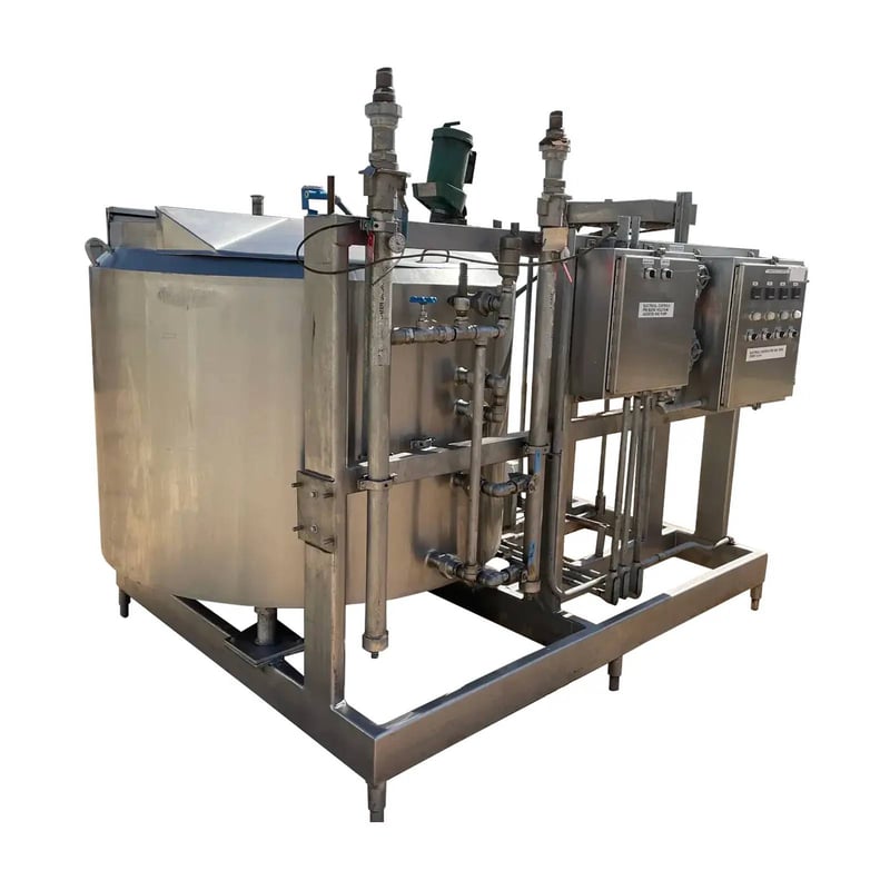 300 gallon Waukesha Cherry Burrell, Process Mixing Agitator Tank ...