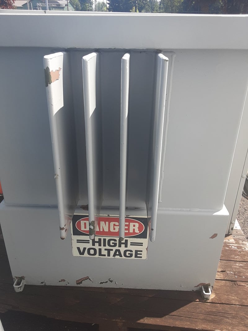 75 KVA 4160 Delta Primary, 240/120 Secondary, General Electric, (Delta ...