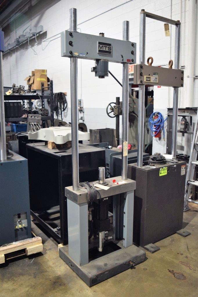 11 KIP (50kN) MTS #312.21, Floor Standing Two Column Fatigue Testing ...