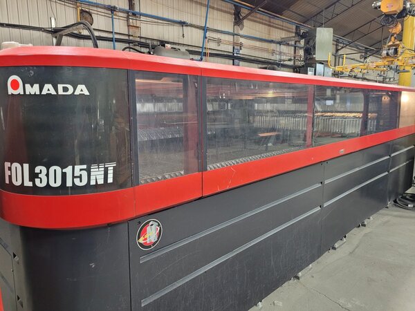 Amada #FOL3015NT, CNC Laser Cutting System, 4500 watt, 5' x10', AMNC/F ...