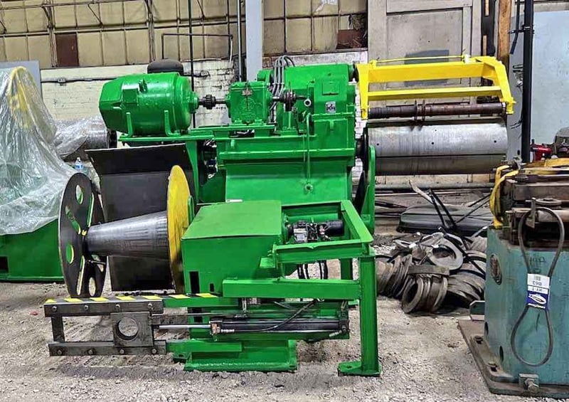 36" x 5" SPM, slitting line, 20000 lb., 16"-20" ID, entry & exit ...