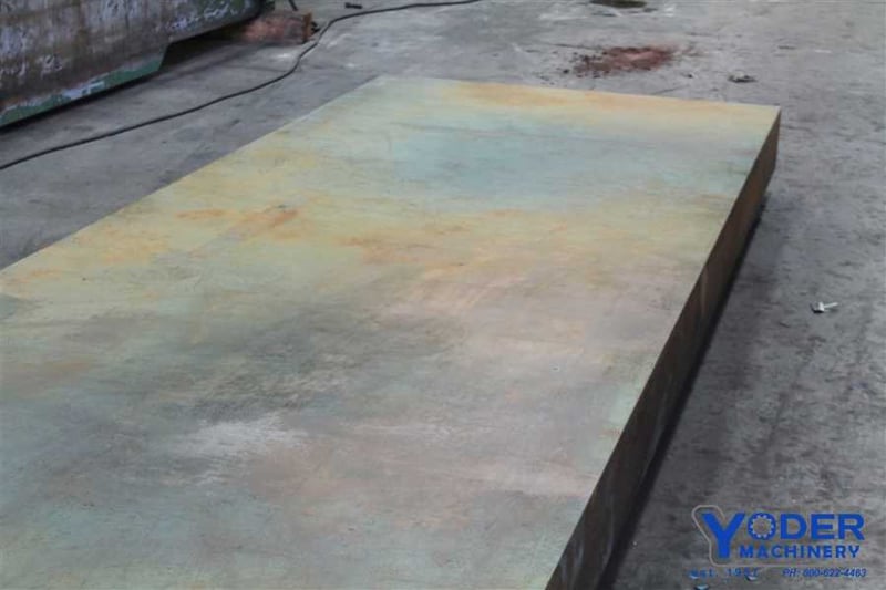 60" x 16 8" x 8" Surface Combustion plate, cast iron, web construction ...