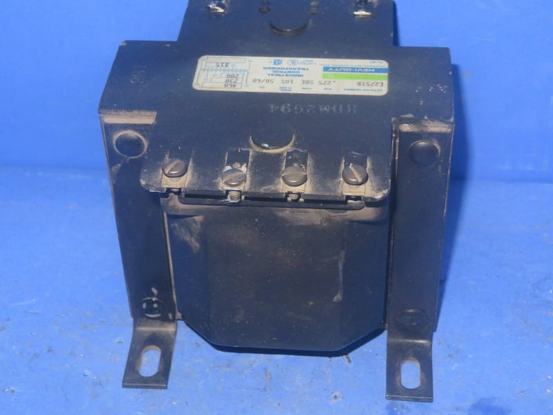275 VA, Hevi-Duty E275TB type SBE class 105, control transfor, 1 Year ...
