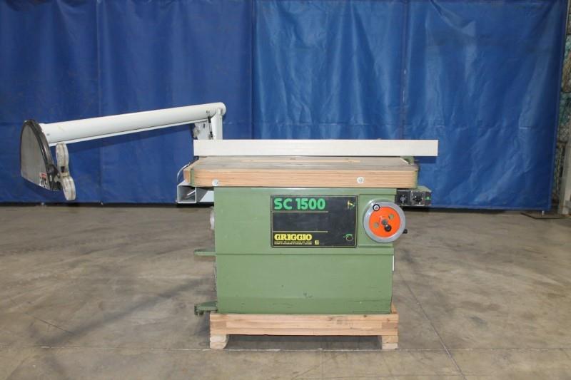 Griggio #SC-1500, Production Table Saw, 60" cut capacity, 5 HP, 9000 ...