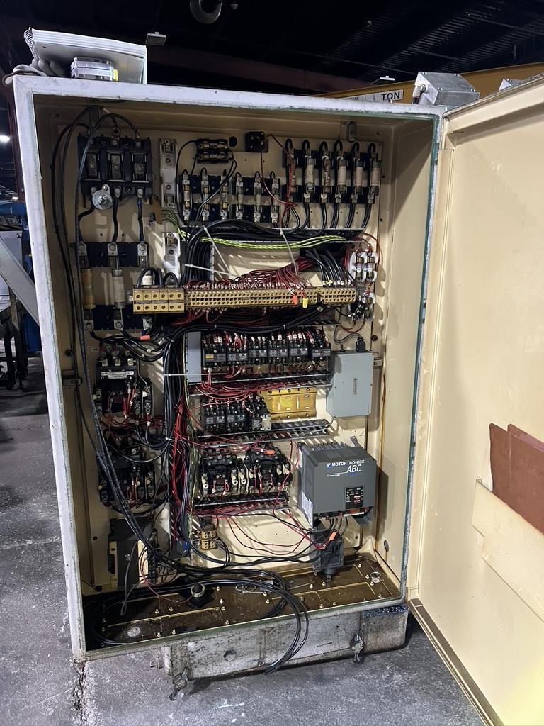 8-1/4" x 76" Hey #3, facing & centering machine, 21" sw, 80-1175 RPM ...