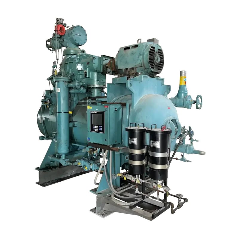 Frick #RWB-II-316B, Rotary Screw Compressor Package, 200 HP, 460V ...