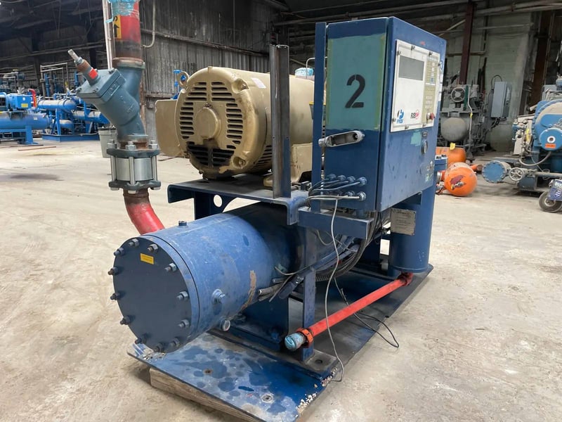 125 HP Frick #RXB-50, Rotary Screw Compressor Package, 460 V, Frick RXB ...