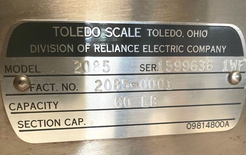 60 lb. Mettler #2085, Portable Scale, 20" x 20" for Sale | Surplus Record