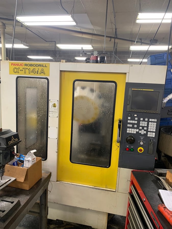 Fanuc #Robodrill-Alpha-T14iA, vertical machining center, Fanuc 16iM, 20 ...