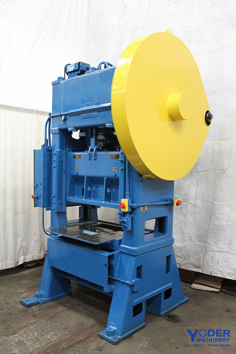 55 Ton, Warco #55P, straight side double crank press, 4" stroke, 11 ...