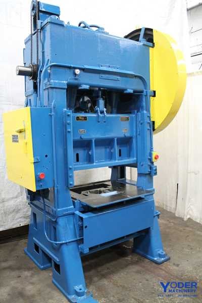 55 Ton, Warco #55P, straight side double crank press, 4" stroke, 11 ...