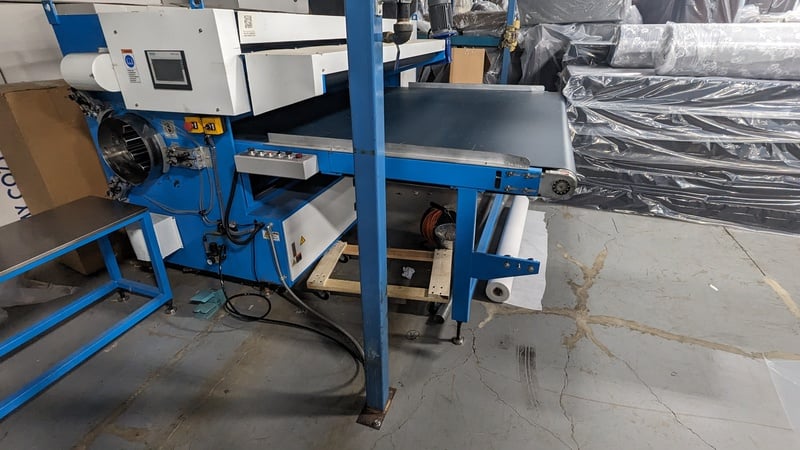Naigu #NG-05R, mattress wrapping machine, 60 pcs/hr., 2100mm working ...