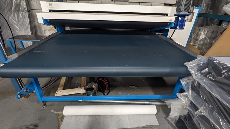 Naigu #NG-05R, mattress wrapping machine, 60 pcs/hr., 2100mm working ...