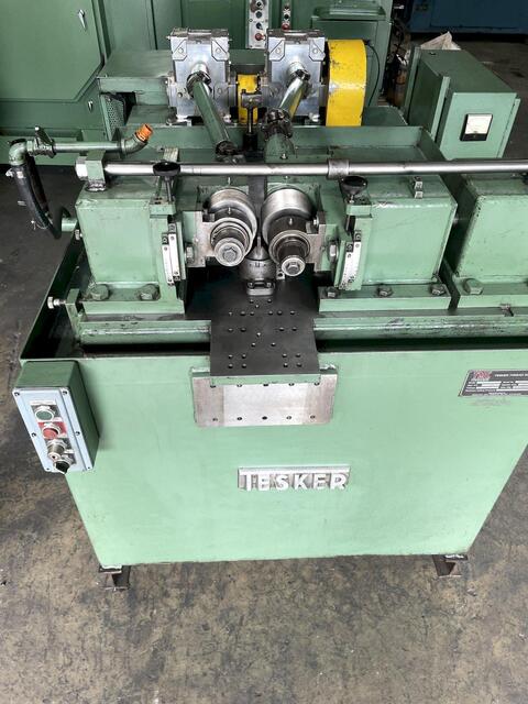 Tesker #30, thread roller, 5/8" max diameter, 3" die face width, vari ...