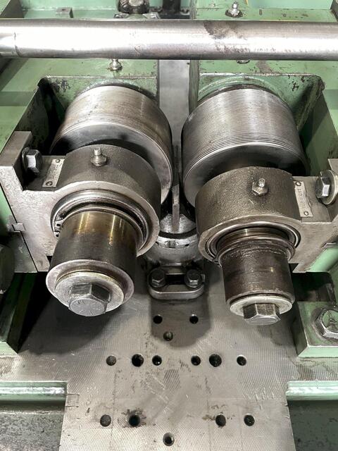 Tesker #30, thread roller, 5/8" max diameter, 3" die face width, vari ...