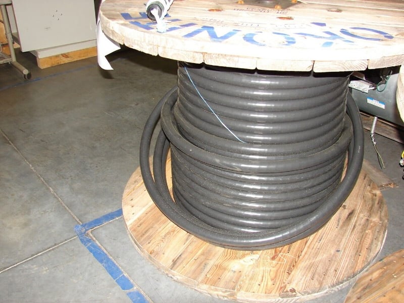 720' 750 MCM Shielded Copper, Okonite Brand High Voltage 15 KV, 3 ...