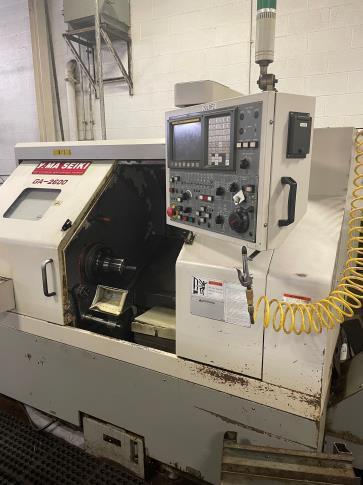 Yama Seiki #GA-2600, CNC lathe, 22.8" swing, 10" chuck, 2.5" bar, 11.4 ...