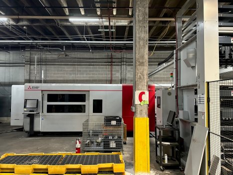 Mitsubishi #ML3015GX-F, 10000 watt fiber laser, w/Smartflex Compact ...