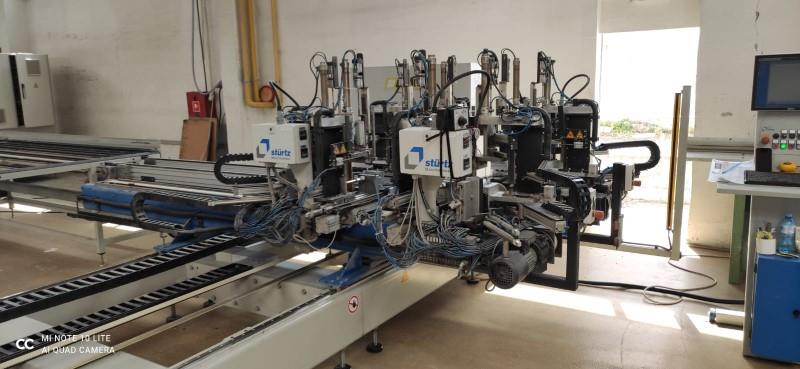 Sturtz #Window Welding/Cleaning Production Line, 118" x 118" max frame ...