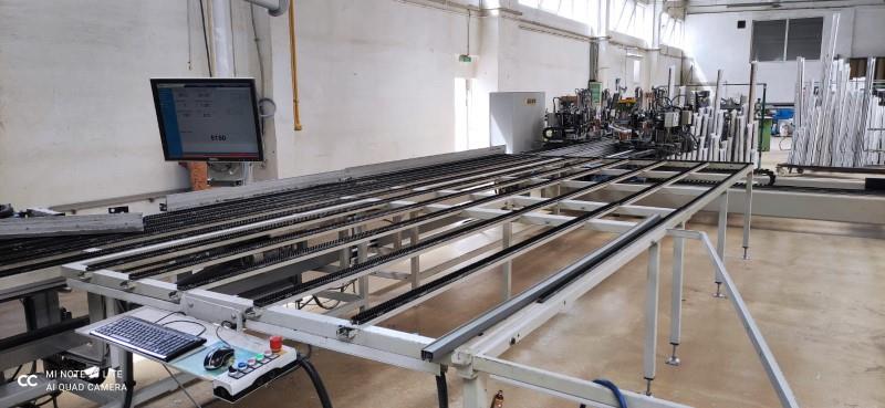 Sturtz #Window Welding/Cleaning Production Line, 118" x 118" max frame ...
