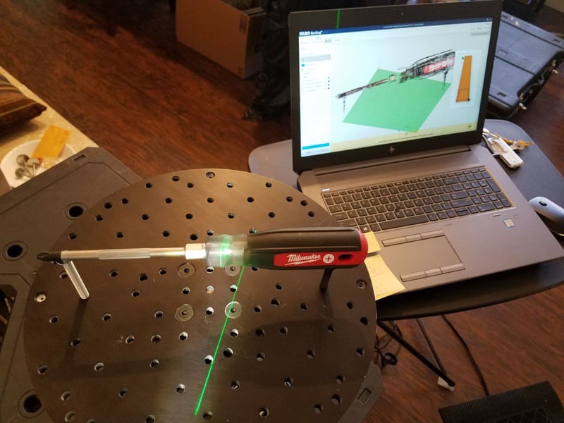 Faro #Quantum-E-V2, 2.5m 7-Axis coordinate measuring machine, 2021 For ...
