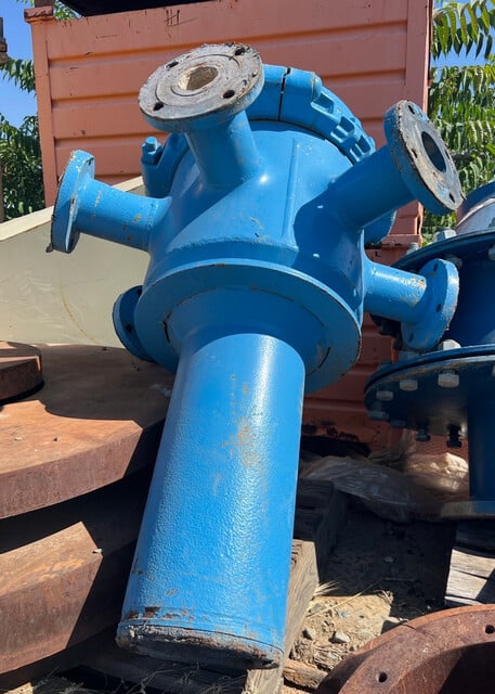 6 cyclone manifold, Krebs, internal rubber lining for Sale | Surplus Record