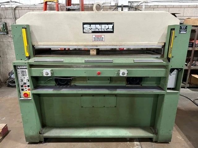 50 Ton, Sandt #F9143, hydraulic die cutting press, 10 stroke, 13" DL ...