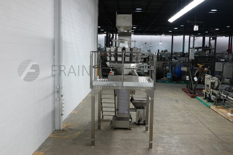 Ohlson #MHW-14D, complete combination weigh scale, filling system For ...