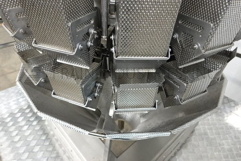 Ohlson #MHW-14SSD, combination weigh scale, filling system. Stainless ...