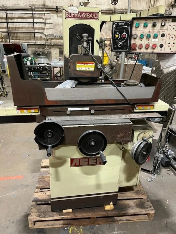 6" x 18" Acer #Supra-618AHII, horizontal reciprocating table surface ...