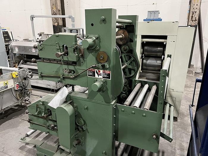 Wolverine #Cubline-21-1, inline flexo press, 1 color, 22" print width ...